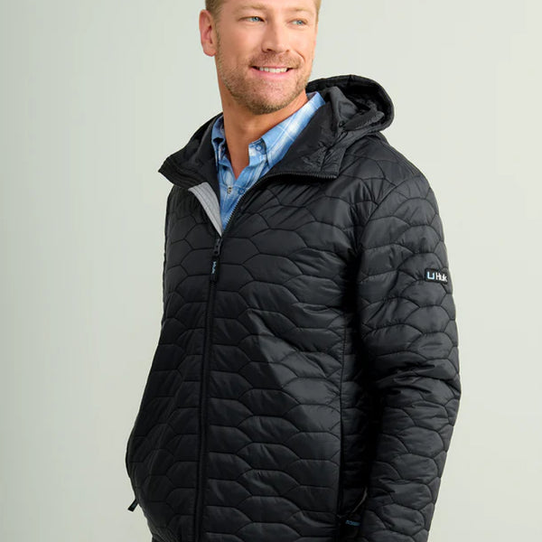 Huk Scale Primaloft Hooded Jacket - The Compleat Angler