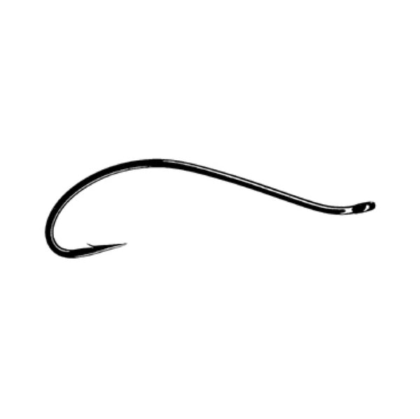 Daiichi 1870 York Bend, Up Eye, Swimming Nymph Hook - The Compleat Angler