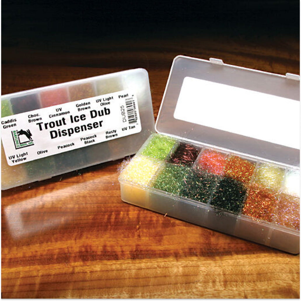 Custom Trout Ice Dub Dispenser (DUB#25) - The Compleat Angler